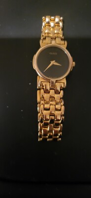 Gucci 3400M Vintage Woman's Watch - All Gold Plated | eBay