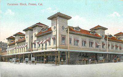 California, CA, Fresno, Patterson Block 1910's Postcard | eBay
