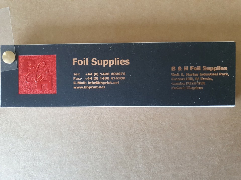 Clear Foil(CFN1-000)used for hot foil stamping or craft 160mm x 122Mtrs ...