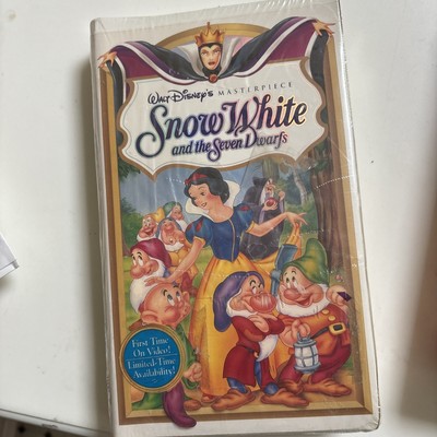 Walt Disney RARE Masterpiece Collection Snow White VHS Tape NEW SEALED ...