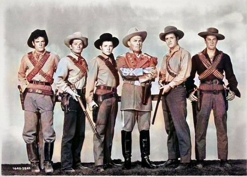 RARE COLOR STILL AUDIE MURPHY CAST MEMBERS #C2 | eBay