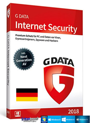 G Data Internet Security 2018 Vollversion 1 PC + Handbuch (PDF ...