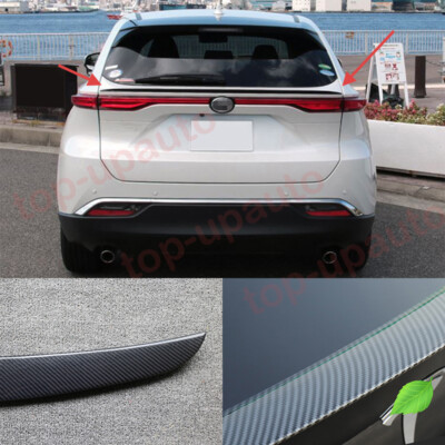 For Toyota Venza 2021-22 ABS Carbon Fiber Rear Door Tail Trunk Spoiler ...