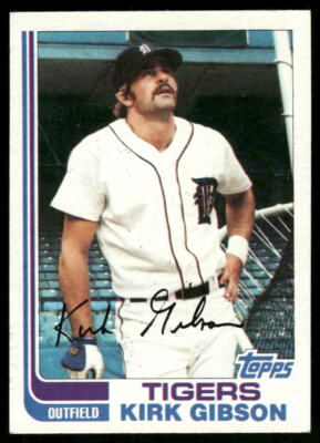 Kirk Gibson 1982 Topps Detroit Tigers #105 Near Mint or Better | eBay