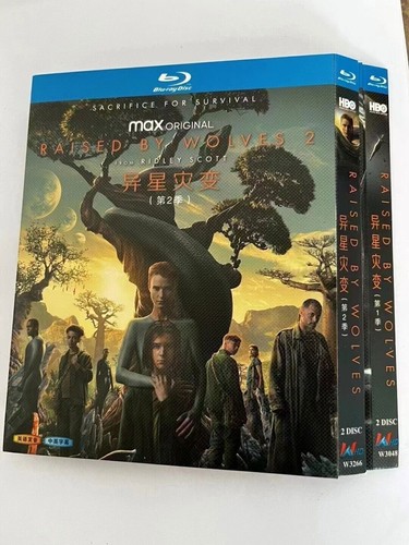 RAISED BY WOLVES: Season 1-2 BOX SET Blu-ray TV Series BD 4-Disc ALL ...