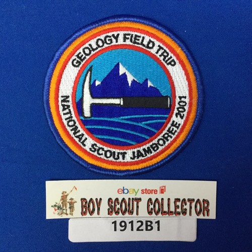 Boy Scout 2001 National Scout Jamboree Geology Field Trip Patch | eBay
