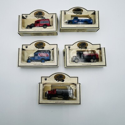 Lot of 5 Chevron Commemorative Model Die Cast Metal Trucks Vintage ...