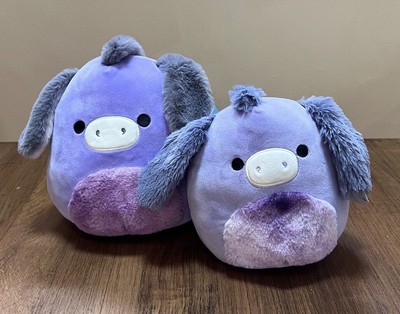 Squishmallow Deacon Donkey Purple 8” New Nwt KellyToy Plush 7” Set | eBay