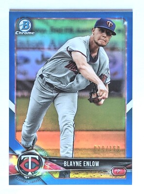 2018 Bowman Draft Chrome Blayne Enlow /150 Blue refractor #BDC-10 ...