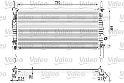 VALEO Radiator For FORD Transit Tourneo 1383317 | eBay