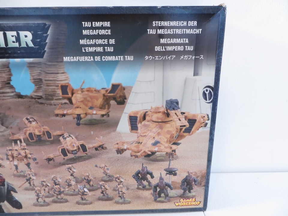 Rare Warhammer 40k Tau Empire Megaforce Games Workshop Incomplete Used ...