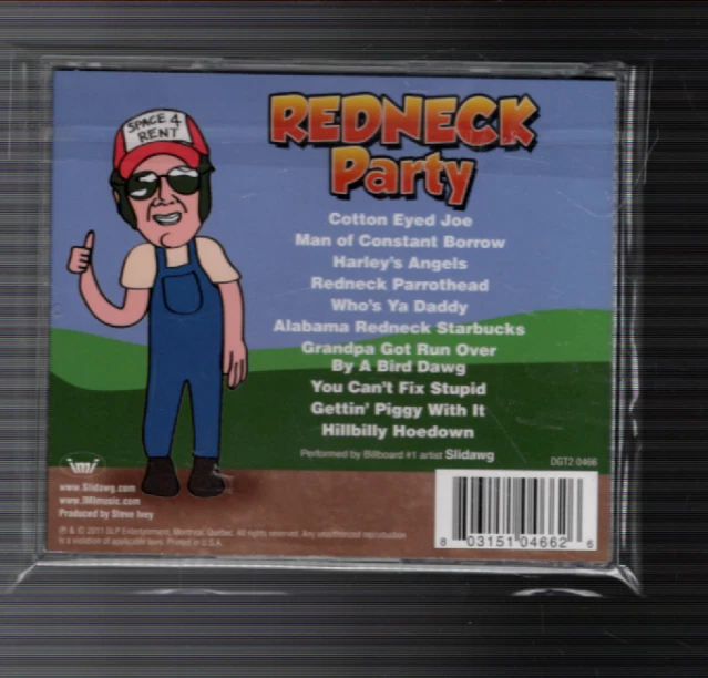 Redneck Party Cartoon
