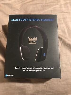 Royal- Bluetooth Stereo Heatset-black | eBay