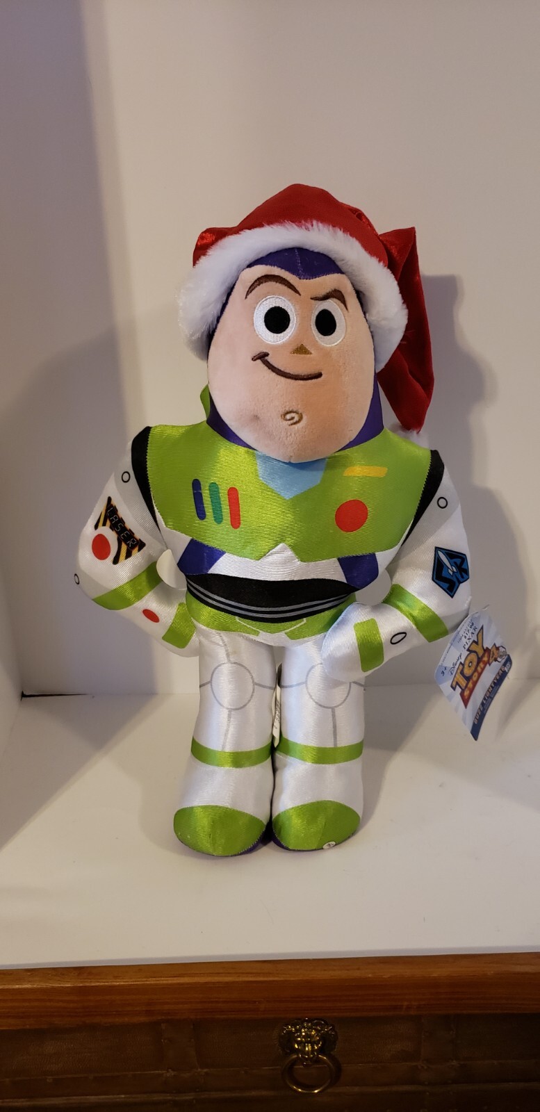 20” Buzz Lightyear Holiday Large Christmas Santa Hat Plush Toy Story ...