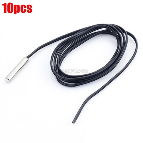 10Pcs Ntc 10K Ohm 1% 3435 Thermistor Temperature Sensor Cylinder Probe gc | eBay