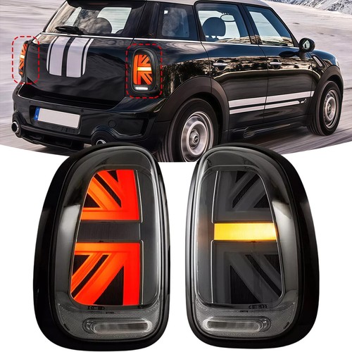 Smoked Black Trim Full LED Tail Lights For 2010-2016 MINI Cooper ...
