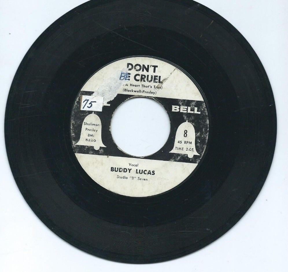 BUDDY LUCAS - Bell 8 - Don't Be Cruel / Honky Tonk - 1956 45RPM | eBay