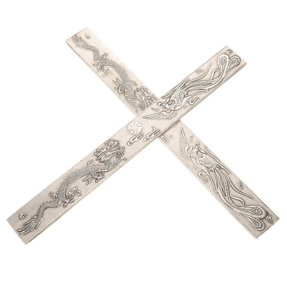 Bronze Calligraphy Ruler Office Stationery Decorative Paper Weights ...