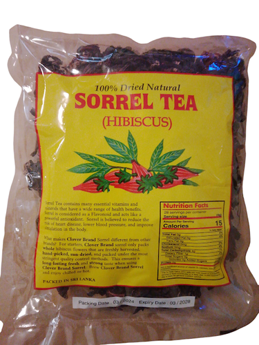 100% Dried Natural SORREL TEA Hibiscus Red Sorrel Bissap Zobo Chai ...