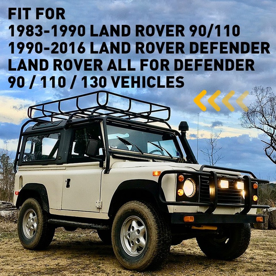 UK Fit Land Rover Defender 90 110 LED Fog Light Lamp Reverse Lights ...