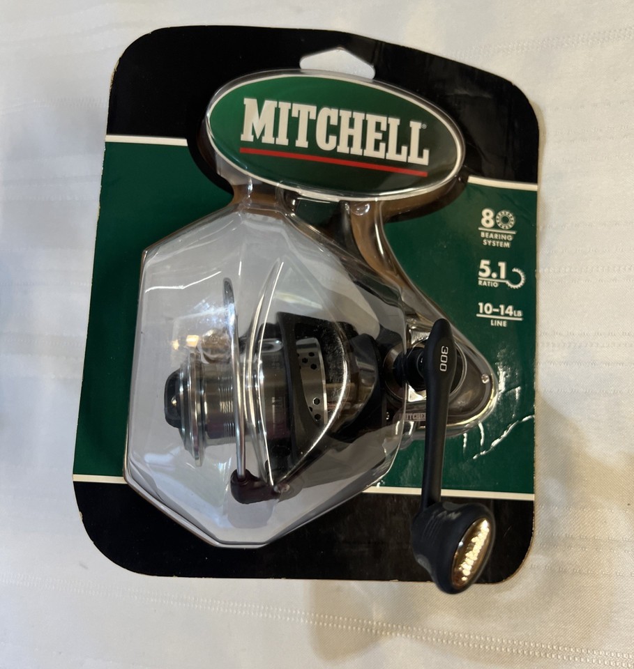 Mitchell 300 Spinning Fishing Reel 300-C 8 Bearing, 5.1 Ratio, New In ...