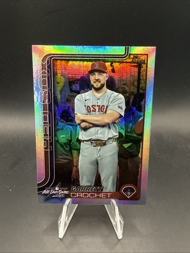2025 Topps Update #ASG-20 GARRETT CROCHET ALL STAR GAME FOIL RED SOX SP ...