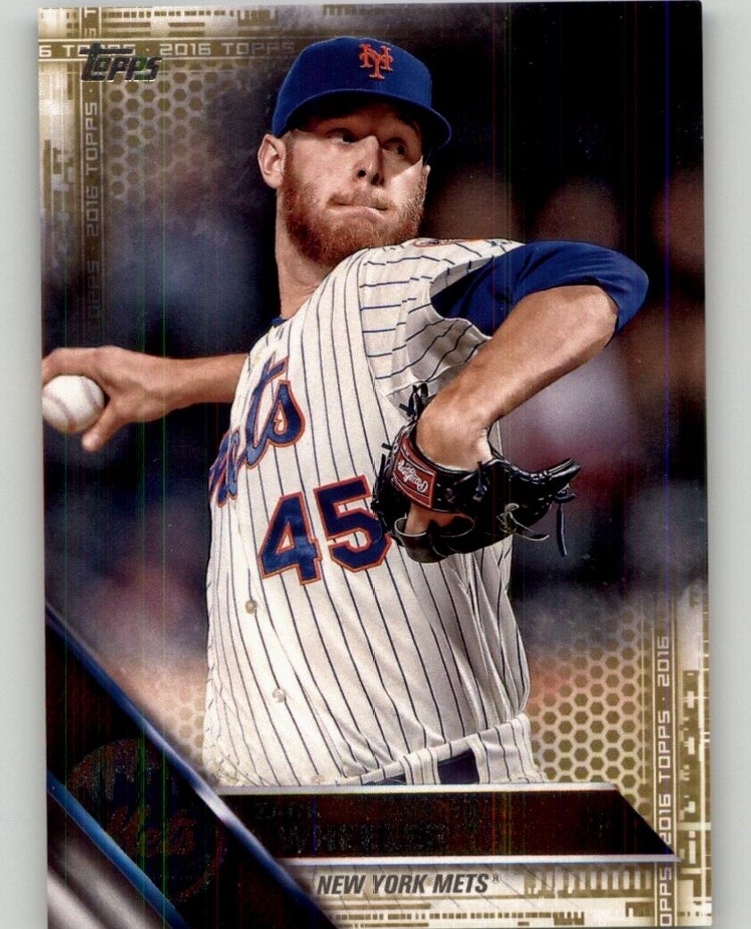 2016 Topps Zack Wheeler Gold #529 SN #/2016 New York Mets | eBay