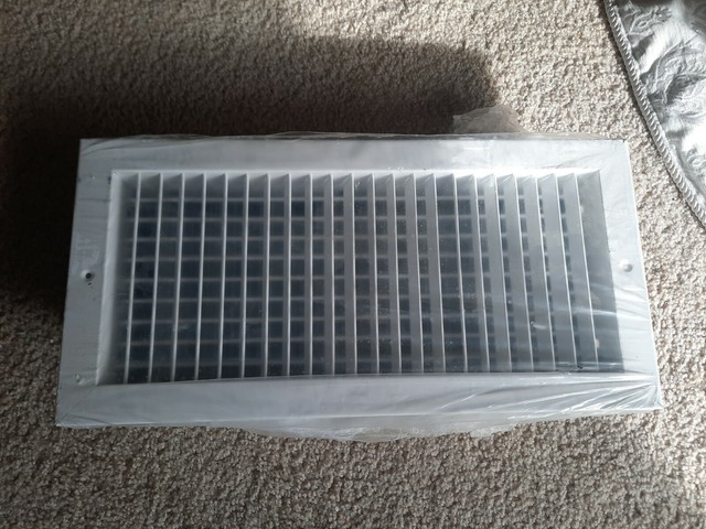 Titus 300RS Steel Double Deflection Supply Grille 12 X 8 White for sale ...