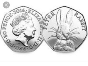 PETER RABBIT 2016 Commemorative 50p 50 Pence Coin - Rare | eBay