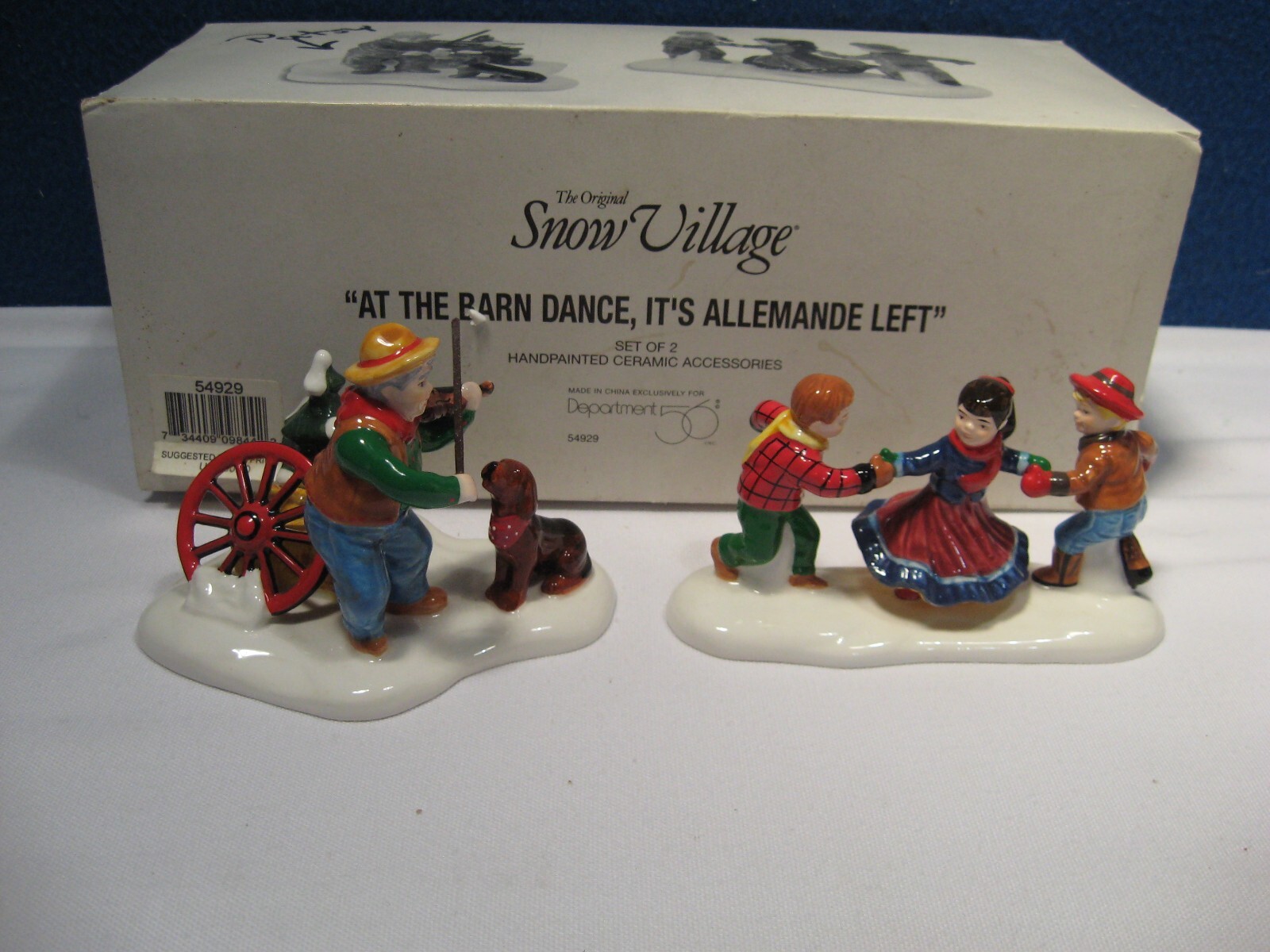 Department 56, Heritage Village " At The Barn Dance, It's Allemande ...