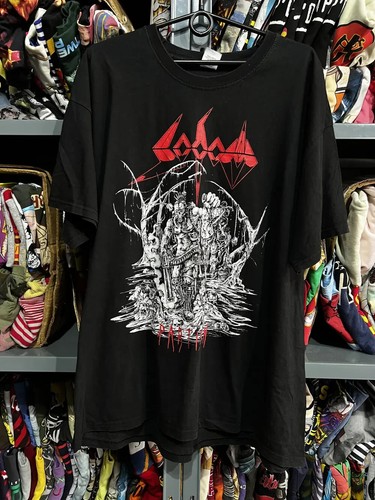 Sodom Partisan Rock Band short sleeve black color shirt KV27335 | eBay