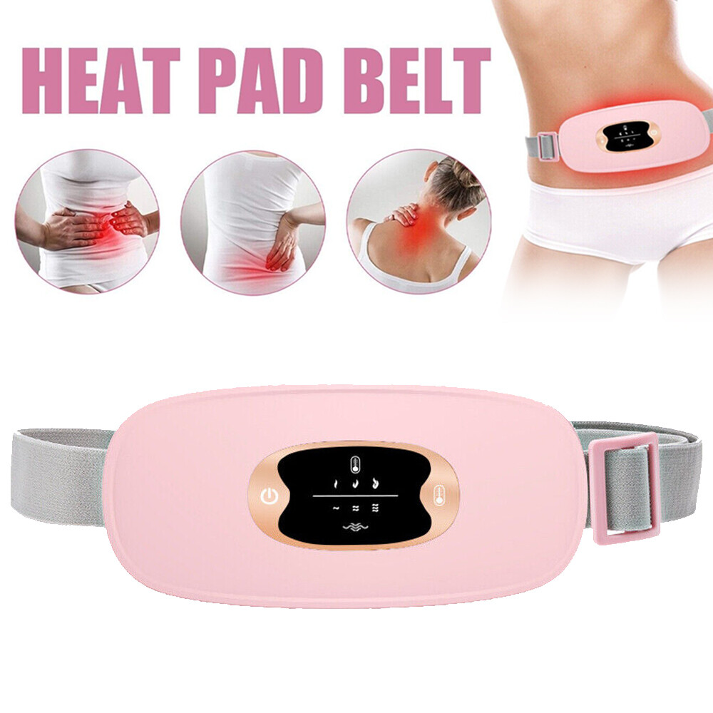 USB Electric Heating Menstrual Heat Pad Belt Woman Period Pain Relief ...