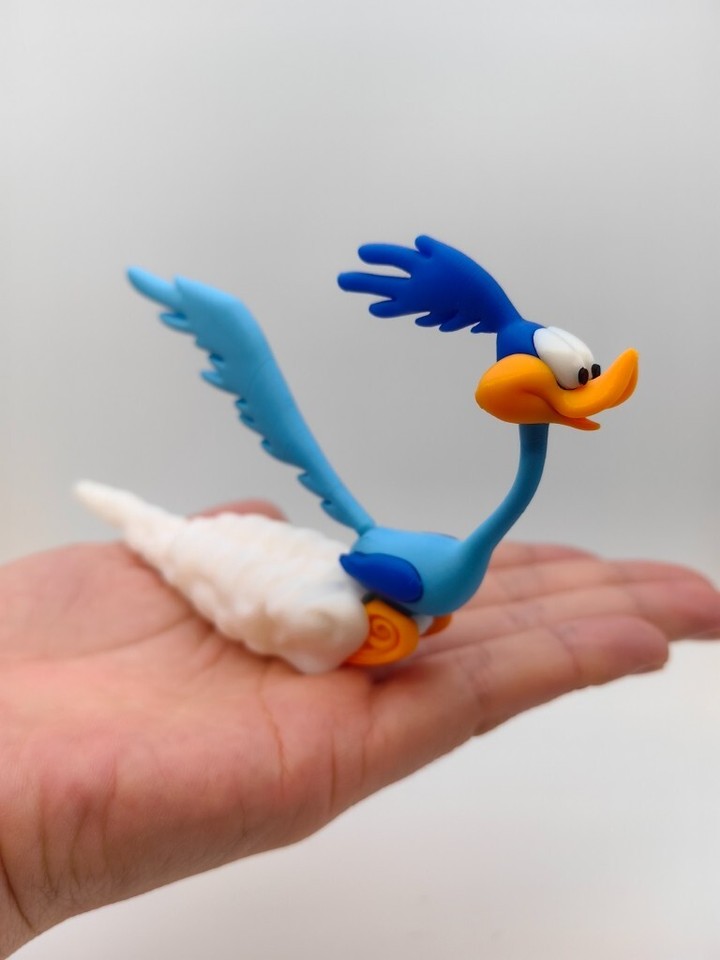 Looney Tunes Roadrunner FIGURE 3D Assemblable 10 CM Tall toy | eBay
