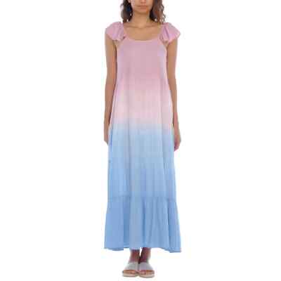 Raviya Women's Mauve Ombre Sleeveless Swim Long Coverup Dress Size ...