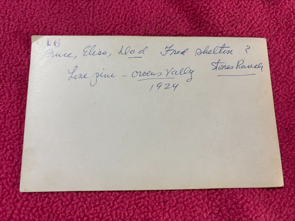 1924 QUAIL HUNTING vintage REAL PHOTO gun RIFFLE bird LONE PINE OWENS ...