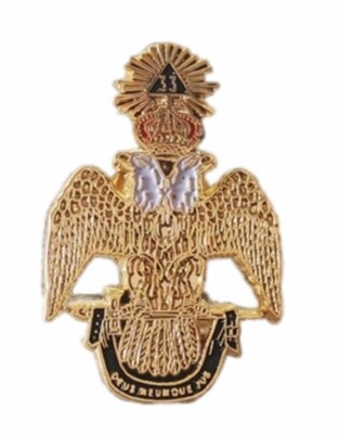 Scottish Rite 33rd Degree Freemason Masonic Lapel Pin (Ver. 2) | eBay