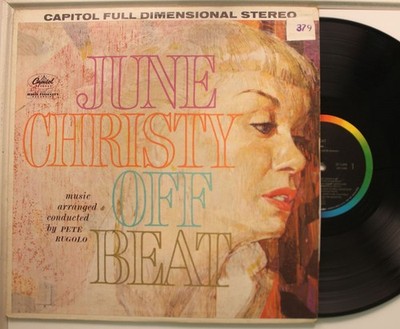 June Christy Lp Off Beat On Capitol - Vg+ To Vg++/ Vg+ To Vg++ | eBay