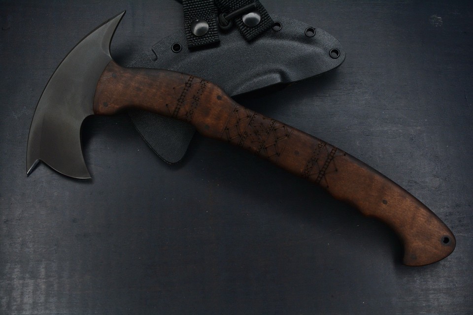 RARE Winkler RND Tomahawk Tribal Full Size Maple Handles Seen On ...