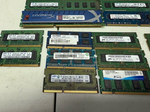 LOT OF (20) DDR3 RAM Memory-See Photos- Misc. Brands 2/4/8GB Sticks | eBay