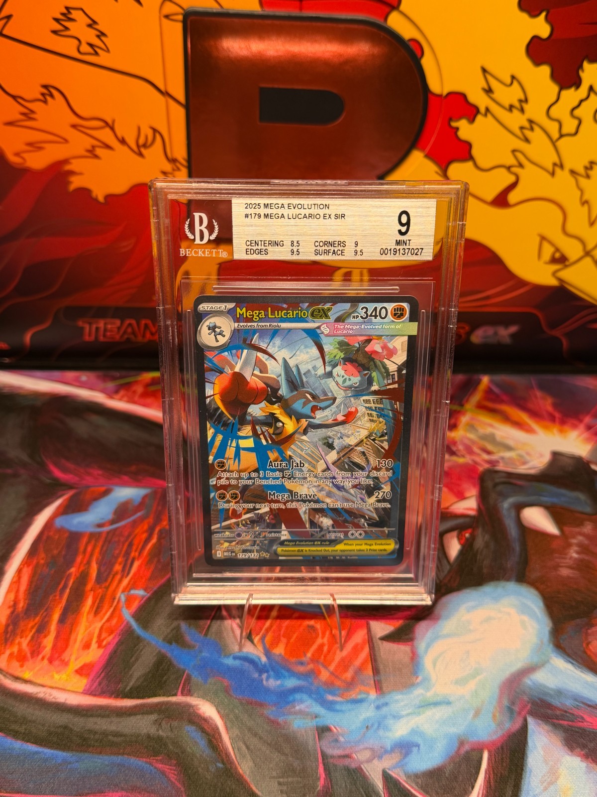Mega Lucario EX 179 SIR BGS 9 Mint | eBay