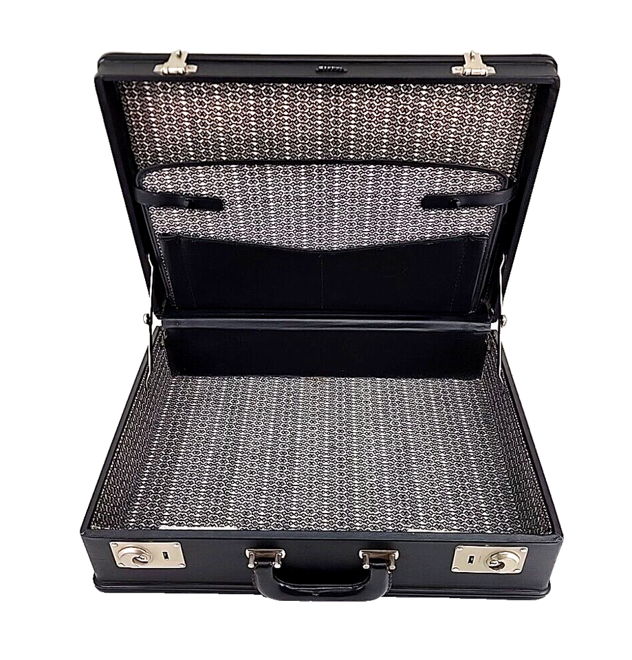 Vintage Stebco Briefcase Ultimate Vinyl Coated Travel Attache Case ...