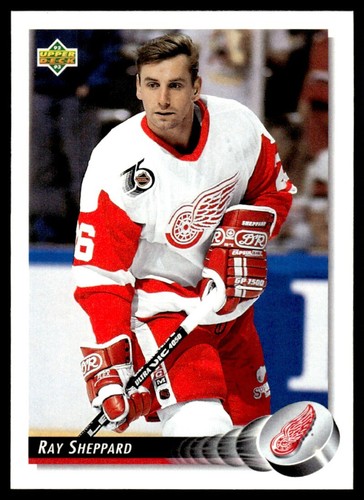 1992-93 Upper Deck #296 Ray Sheppard Detroit Red Wings | eBay