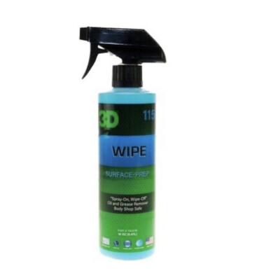 3D Wipe Surface Prep, 16 Oz. Spray On Wipe Off. Oil & grease Remover | eBay