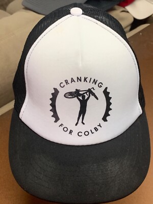 " Cranking for Colby" Vintage Cap Hat SNAP BACK White & Black | eBay