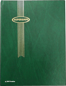 Supersafe Stockbook - 32 White Pages (Green) | eBay