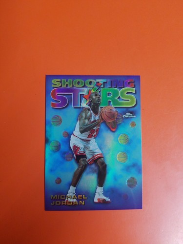 1997-98 Topps Chrome MICHAEL JORDAN “Shooting Stars" REFRACTORS Rare ...