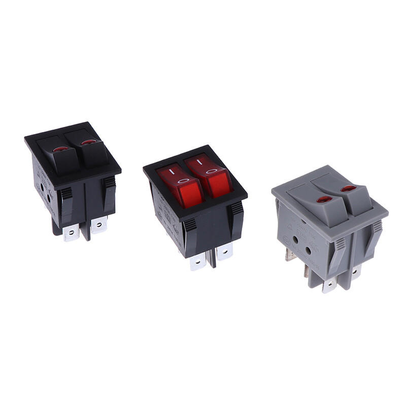 New Double Button Switch Rocker Switch for Warmer Oil Heater with Light ...