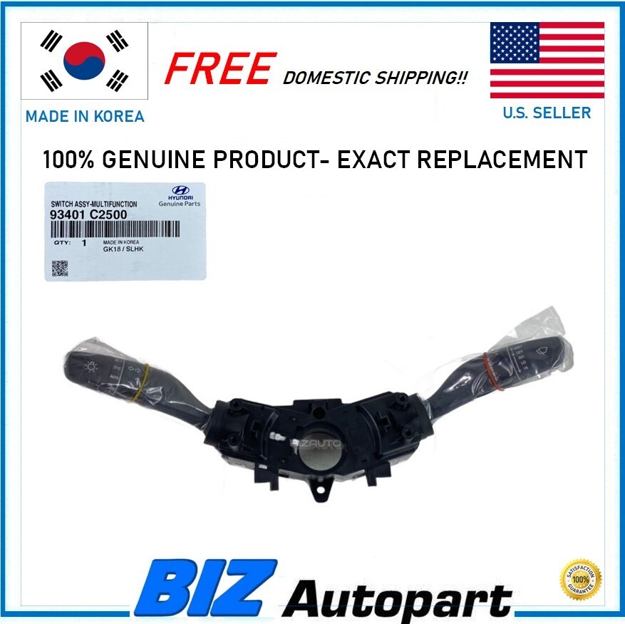 GENUINE⭐MULTIFUNCTION SWITCH FOR 2015-2019 HYUNDAI SONATA # 93401-C2500 ...