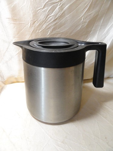 BUNN BTX-B REPLACEMENT STAINLESS THERMOFRESH 10-CUP COFFEE POT CARAFE ...