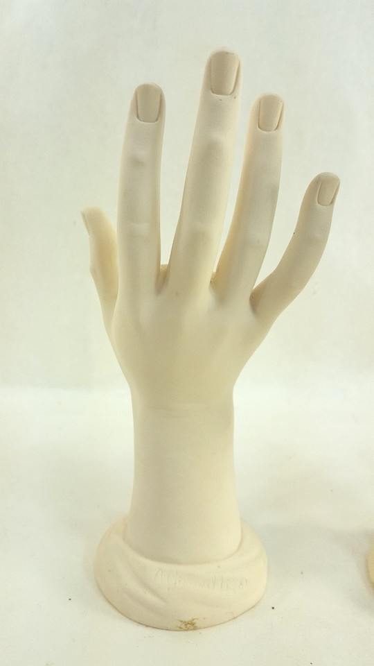Vintage Italian Alabaster Hands Artist Gianneli 1981 Bookends Jewelry ...